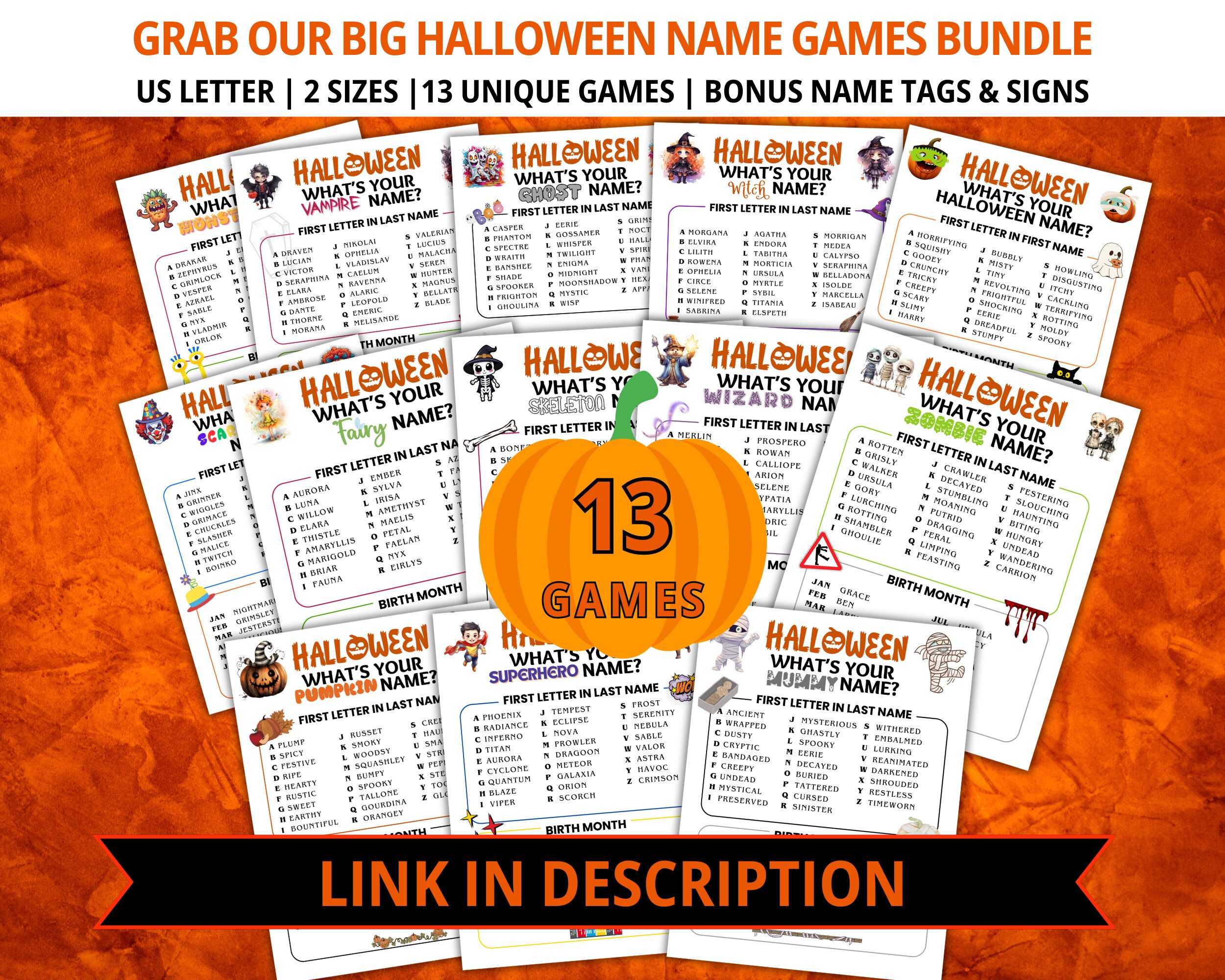 What's Your Vampire Name, Halloween Name Game, Whats Your Name ...