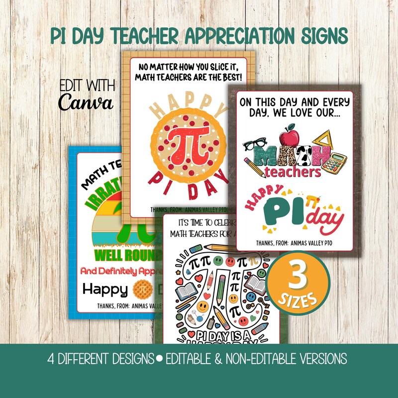 Pi Day Posters - Etsy