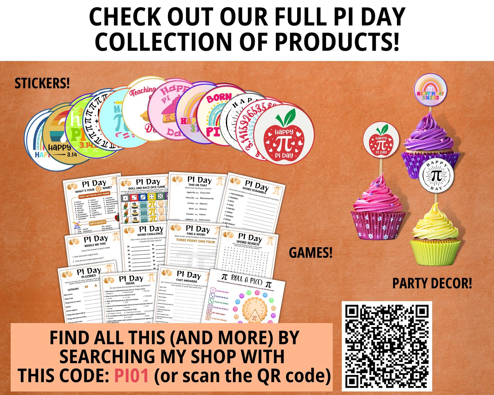 Printable Small Pi Day Cards - Exchange Like Valentines, Teacher ...