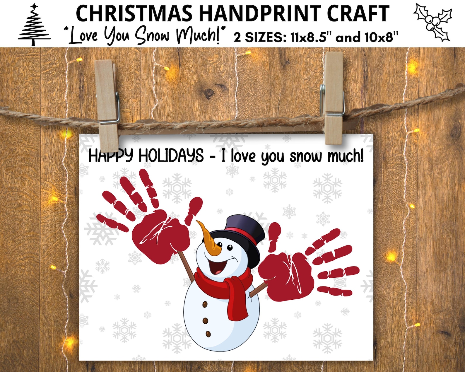 Christmas Handprint Craft, Snowman Handprint, Winter Handprint Craft ...