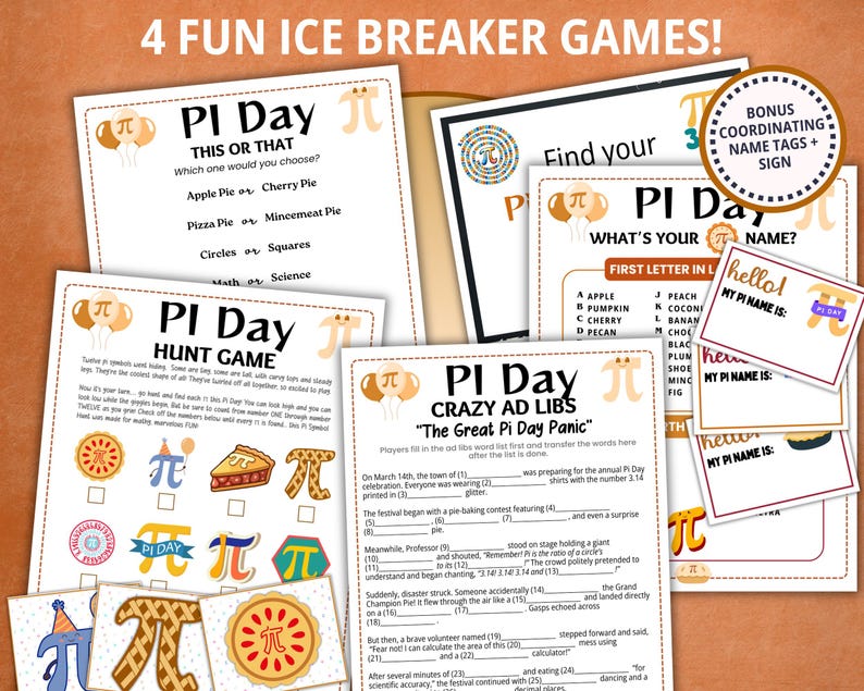 Pi Day Games, Pi Day Party, Pi Day Download, Math Games, Math Teacher ...