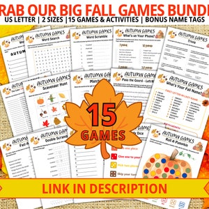 Roll a Pumpkin, Dice Game, Fall Games, Autumn Party Games, Family Game ...