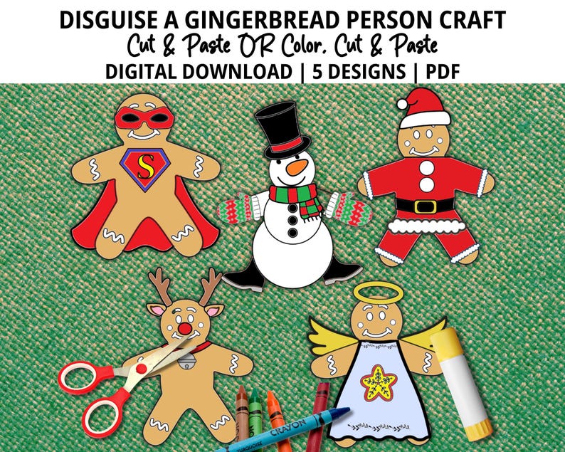 Disguise a Gingerbread, Gingerbread Coloring, Gingerbread Man Costume ...