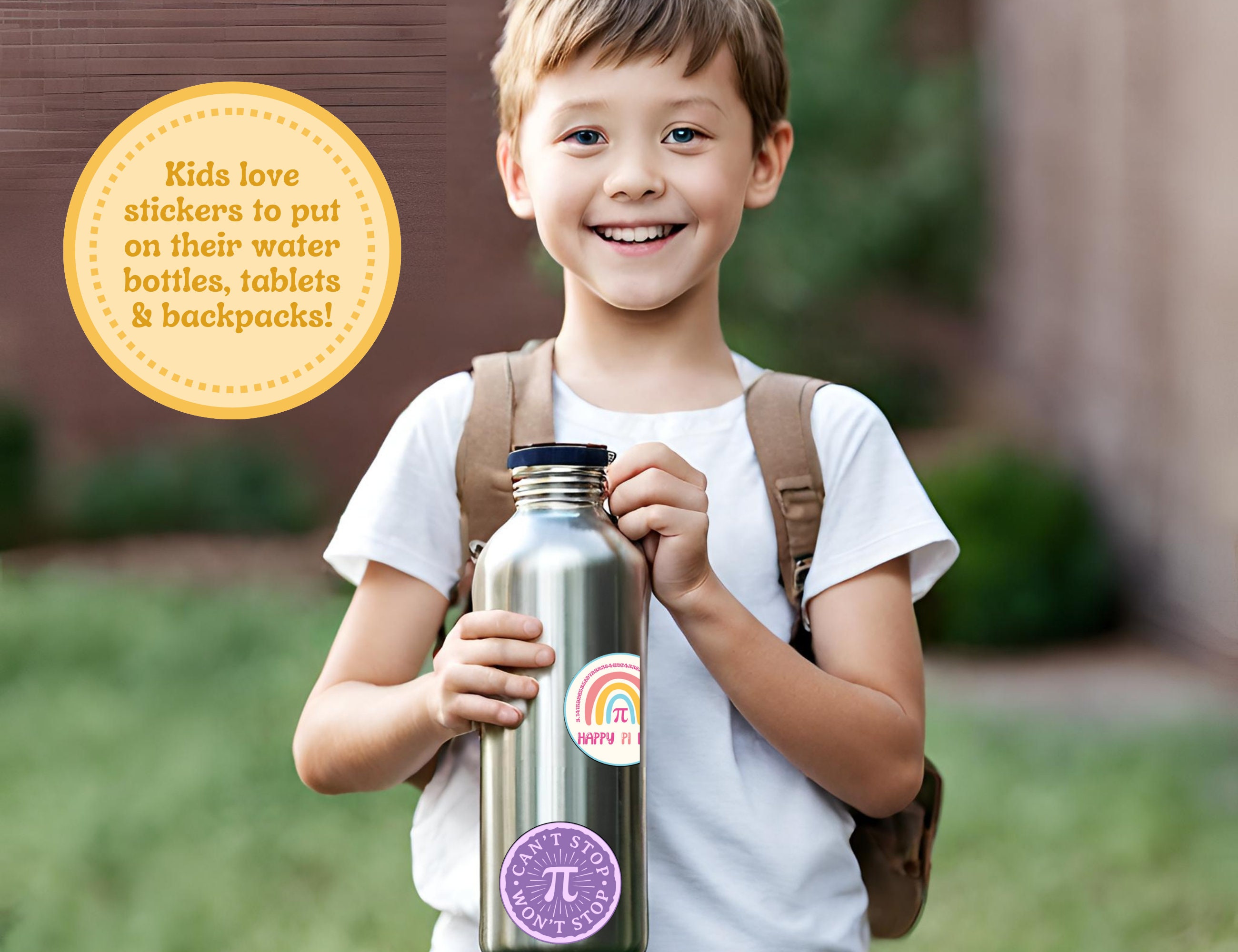 Pi Day Stickers, Collection 2, Printable Stickers, Pi Day Decor, Math ...
