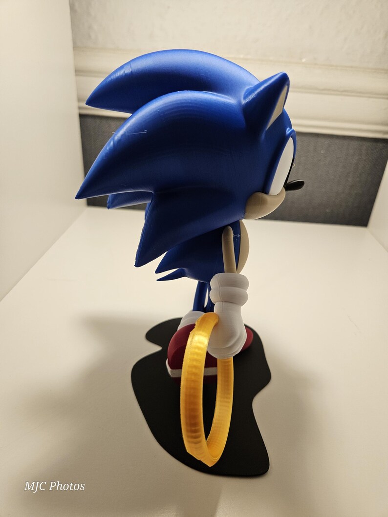 3d Printed Sonic the Hedgehog - Etsy