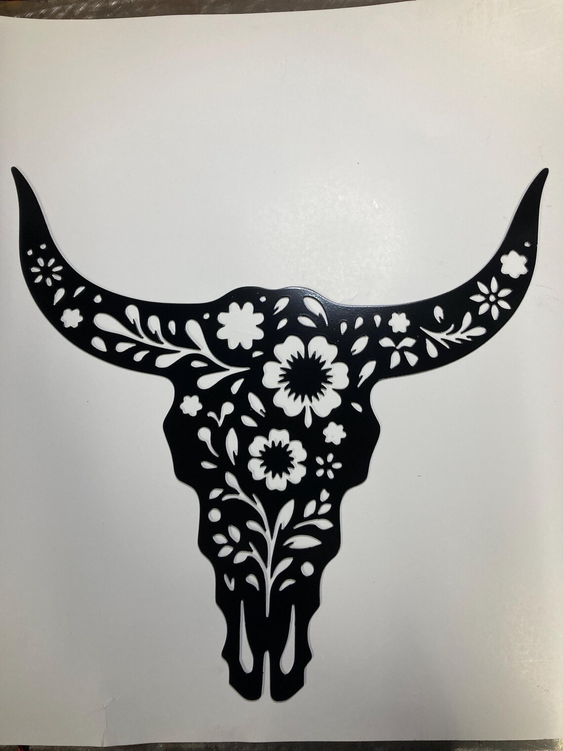 Decorative Metal Cows Head - Etsy