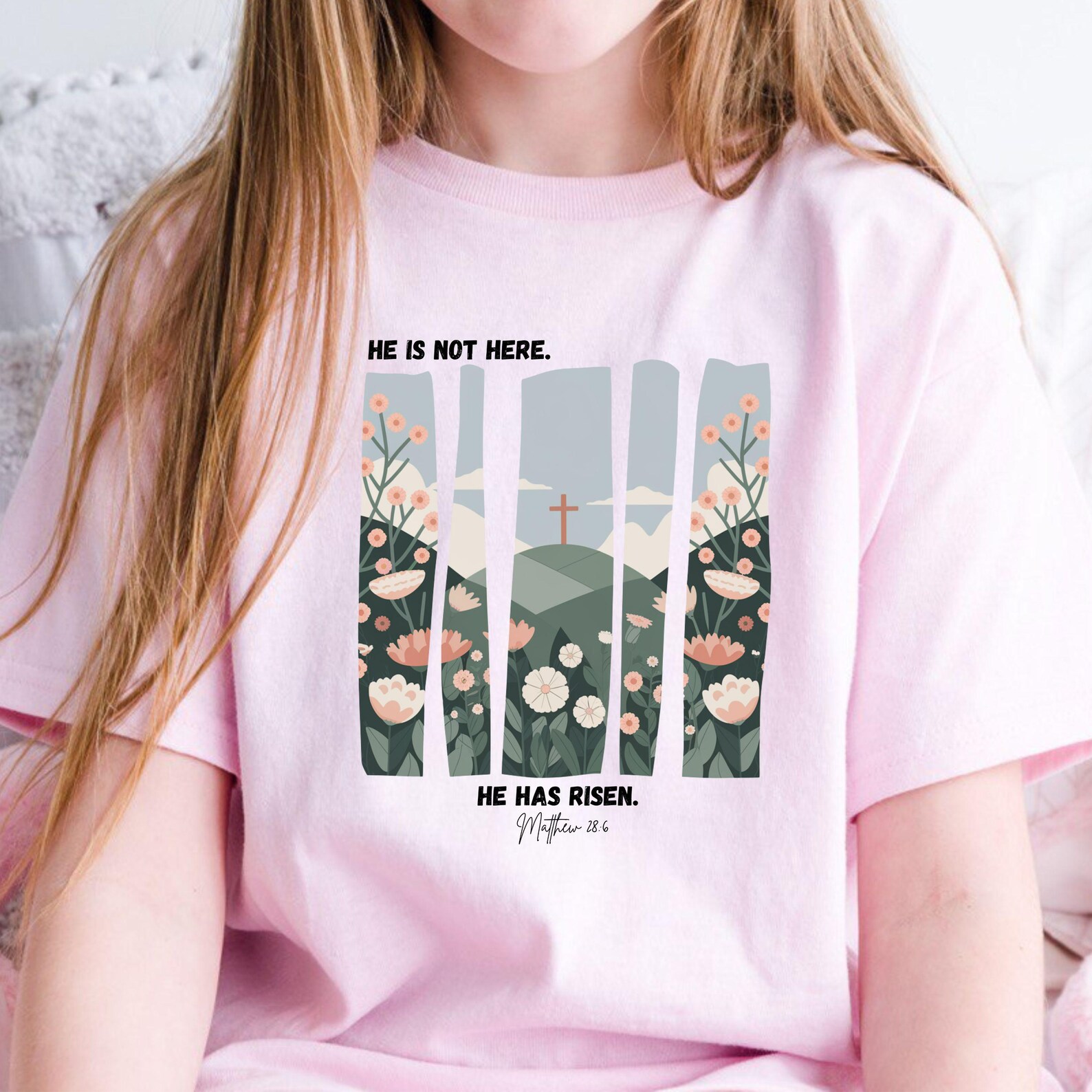 He is Not Here, He Has Risen Shirt, Easter Sweatshirt, Christian Kids ...