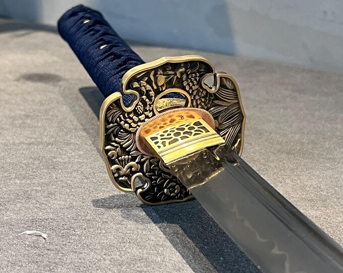 Sharp Samurai Sword -L6 Steel Covered Burning Blade - Handmade, Gift ...