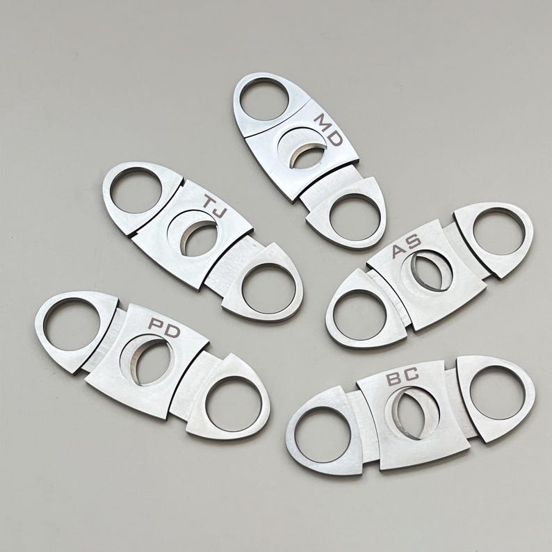Personalized Cigar Cutter, Stainless Steel, Groomsman Gift - Etsy