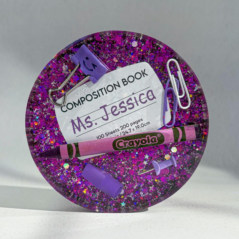 Teacher Appreciation Gift Personalized Coaster, Custom Name Teacher ...