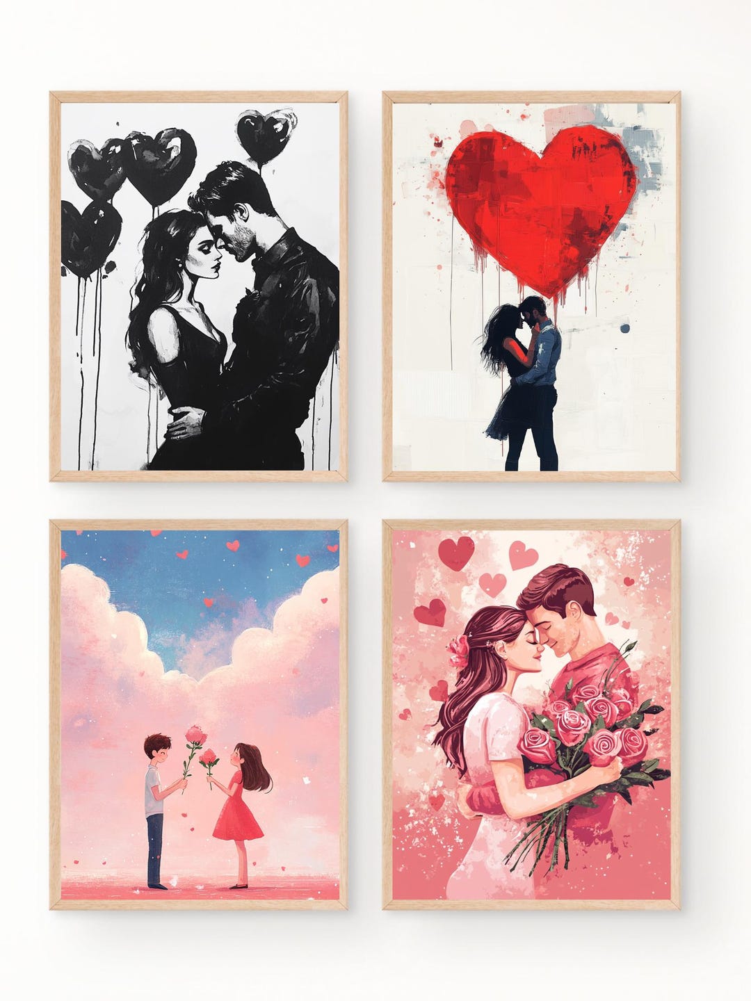 Valentines Printable Wall Art | Valentines Prints | Trendy Wall Art ...