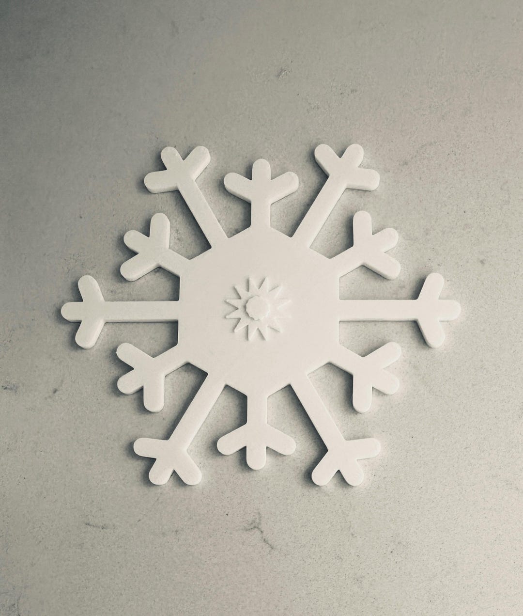 Winter Snowflake Craft Base - 3”-4”x.25” - Etsy