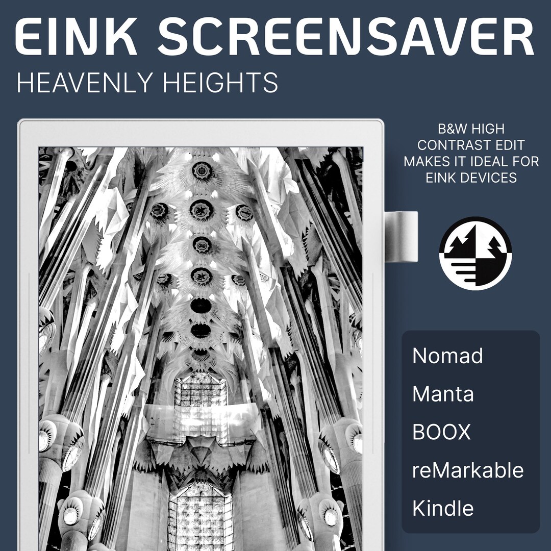 Screensaver Lockscreen Background for Nomad, Manta, BOOX GO Note Palma ...