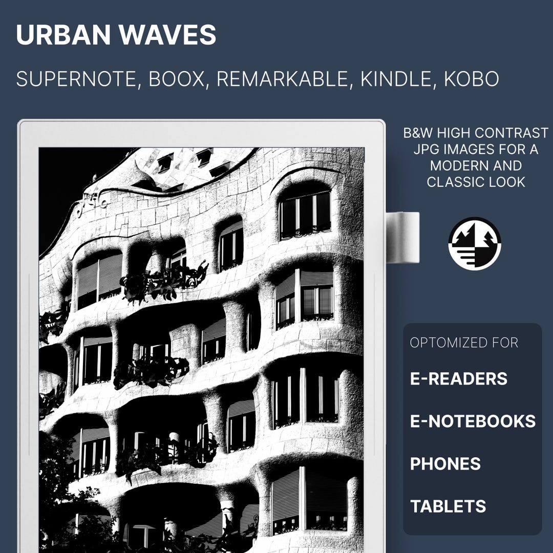 Urban Waves: Background Screensaver Lockscreen Wallpaper for Kobo ...