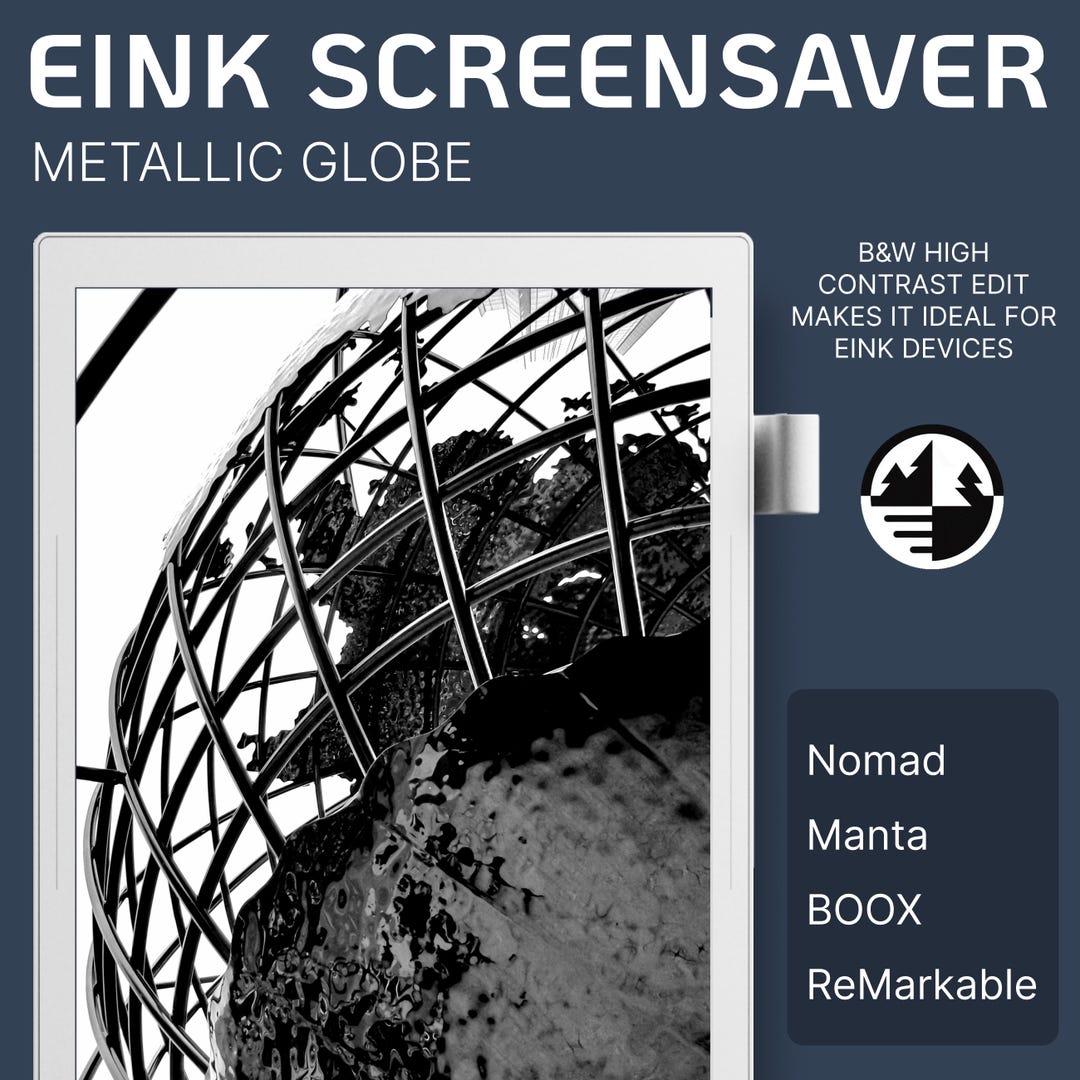 Screensaver Lockscreen Background for Nomad, Manta, BOOX GO Note Palma ...