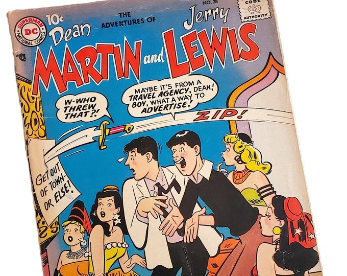 The Adventures of Dean Martin and Jerry Lewis Comic Book DC Comics ...