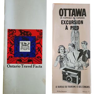 Vintage Canada Tourism Pamphlets Quebec Ontario Tourist Maps Information Souvenirs Lot of 5 - Etsy