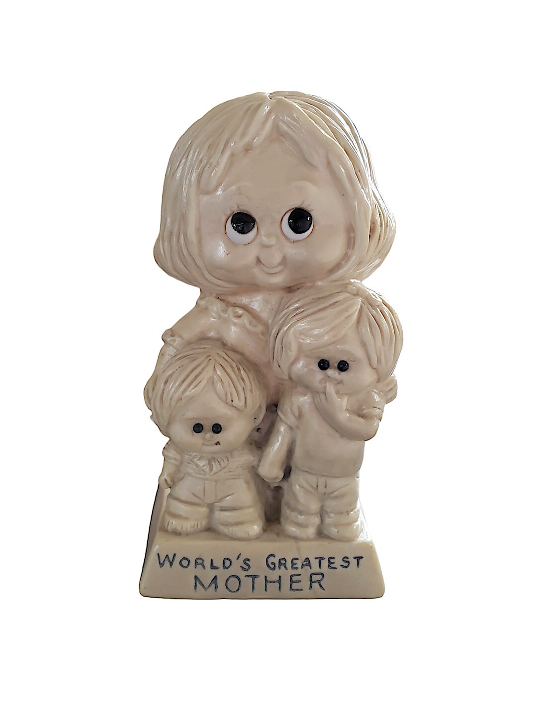 World's Greatest Mother 1973 Russ and Wallace Berrie Sillisculpt ...