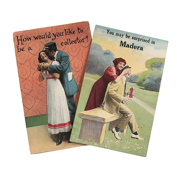 Romantic Postcards - Etsy