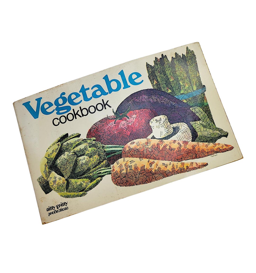Vegetable Cookbook Illustrated 1975 Vintage Vegetarian Recipes - Etsy