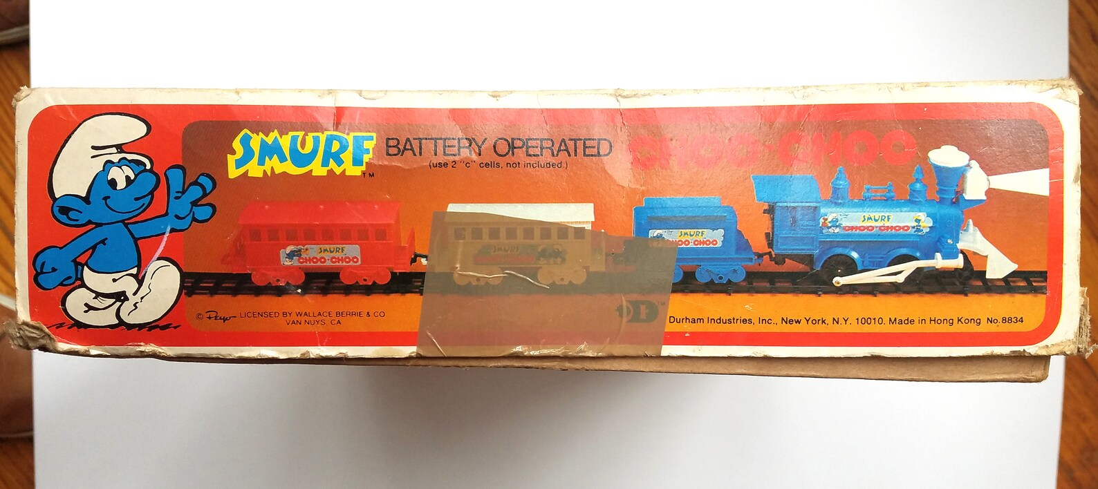 Smurfs Choo Choo Train Set Circular Track in Box Battery | Etsy