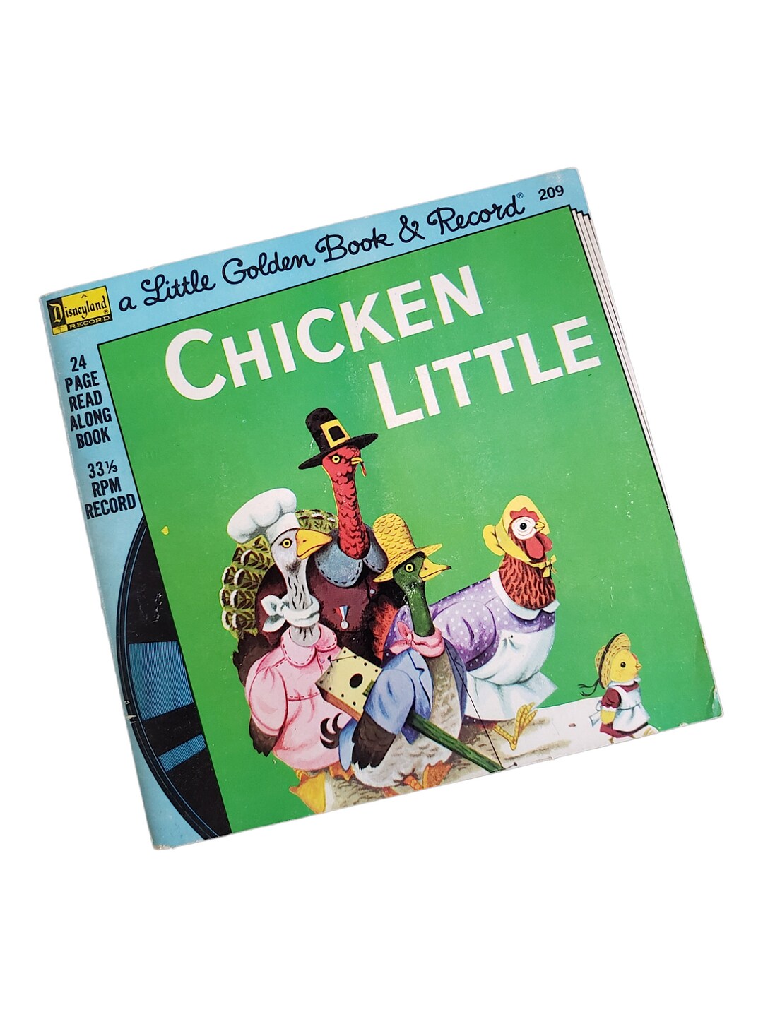 Chicken Little Read Along Golden Book and Record Adapted by - Etsy UK