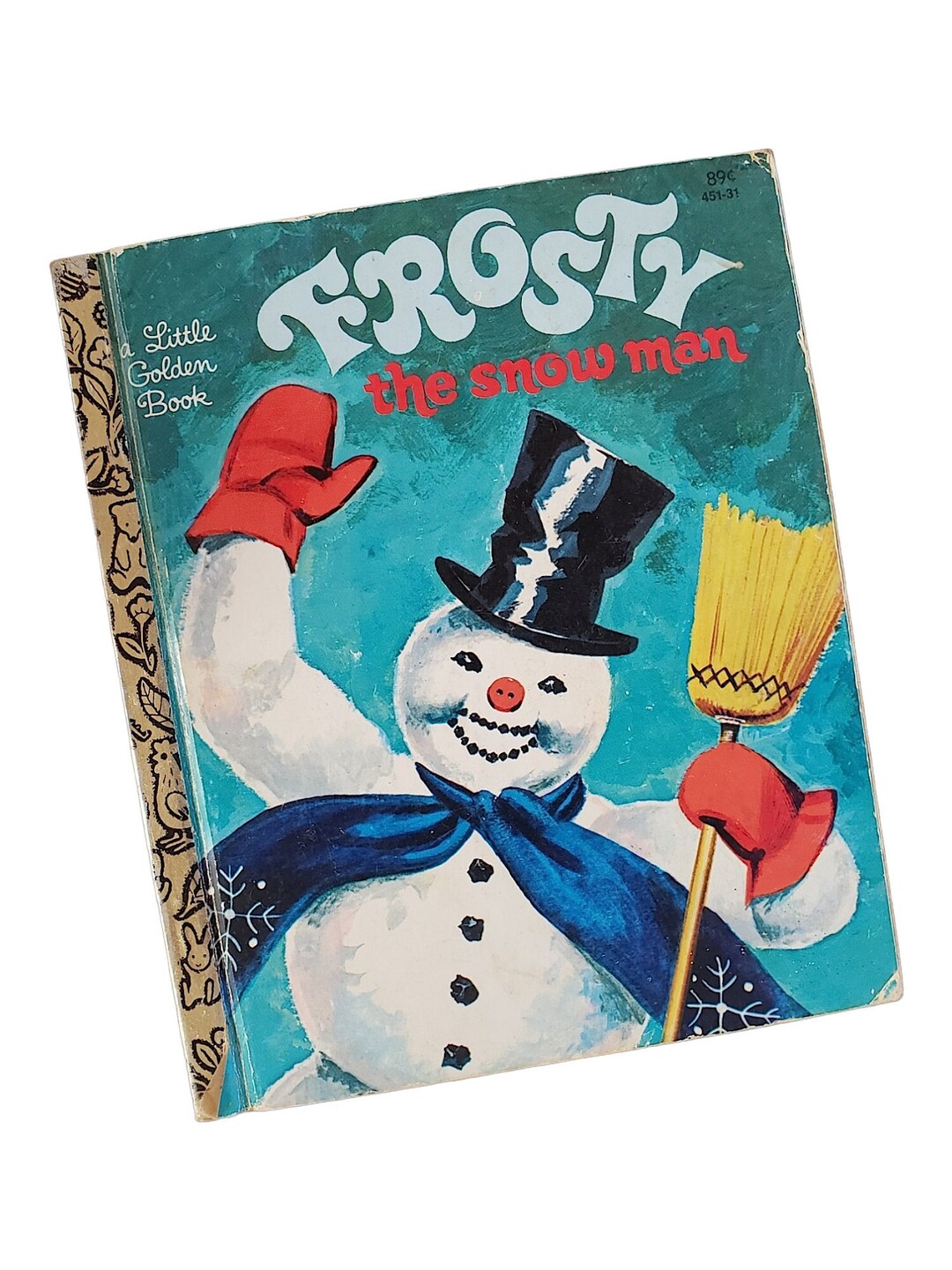 Frosty the Snowman Little Golden Book Retold by Annie North - Etsy