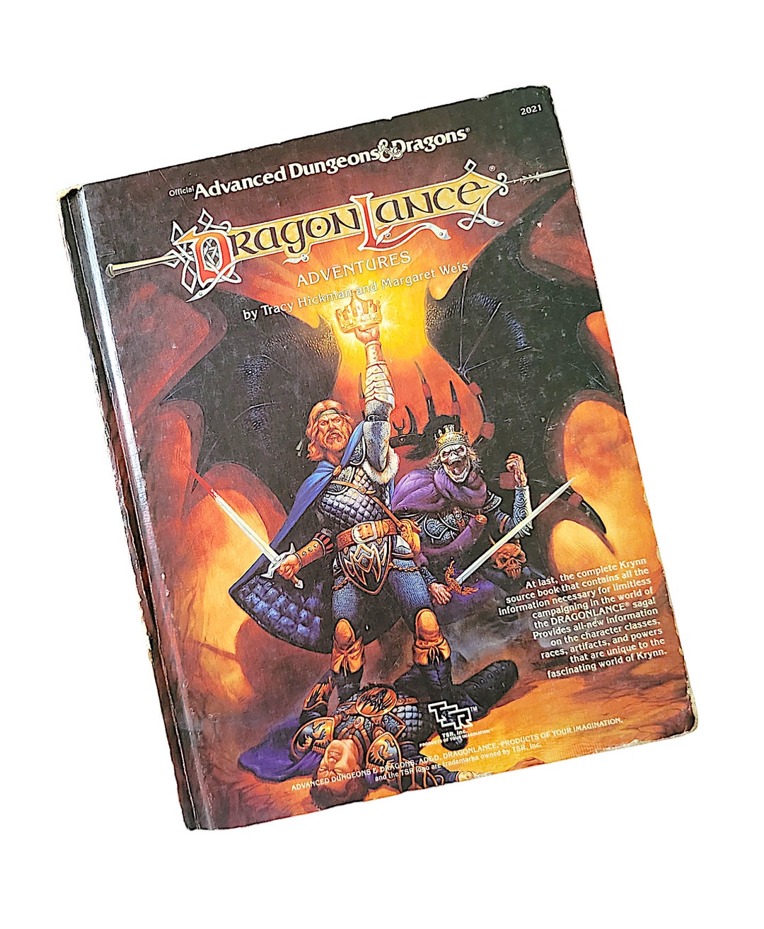 Dragonlance Adventures 1987 by Tracy Hickman and Margaret Weis Official ...