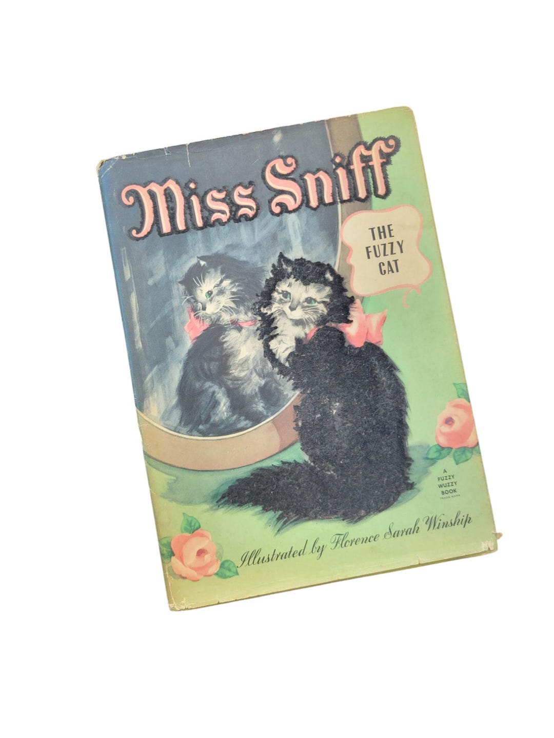 Miss Sniff the Fuzzy Cat 1945 Hardcover Illustrated Mid Century ...