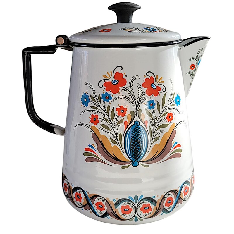 Enamel Coffee Pot - Etsy