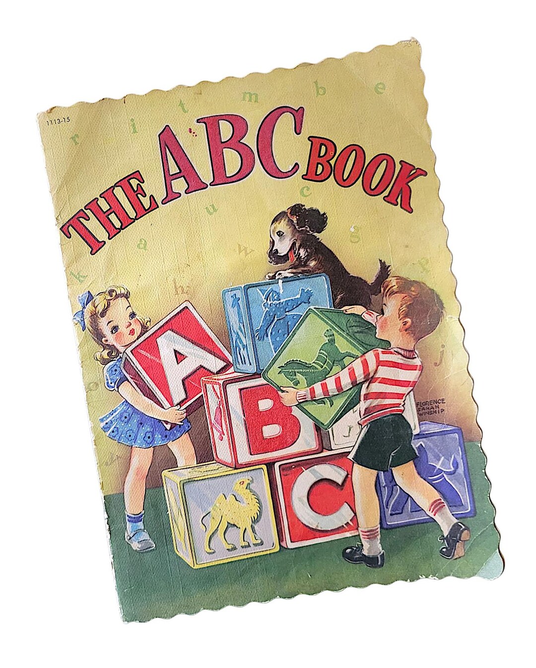 The ABC Book Children's Illustrated Alphabet Book 1948 Mid Century Kids ...