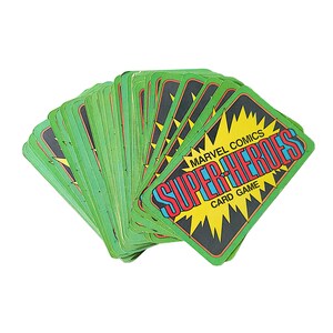 Marvel Comics Superheroes Card Game Complete Set No Box - Etsy