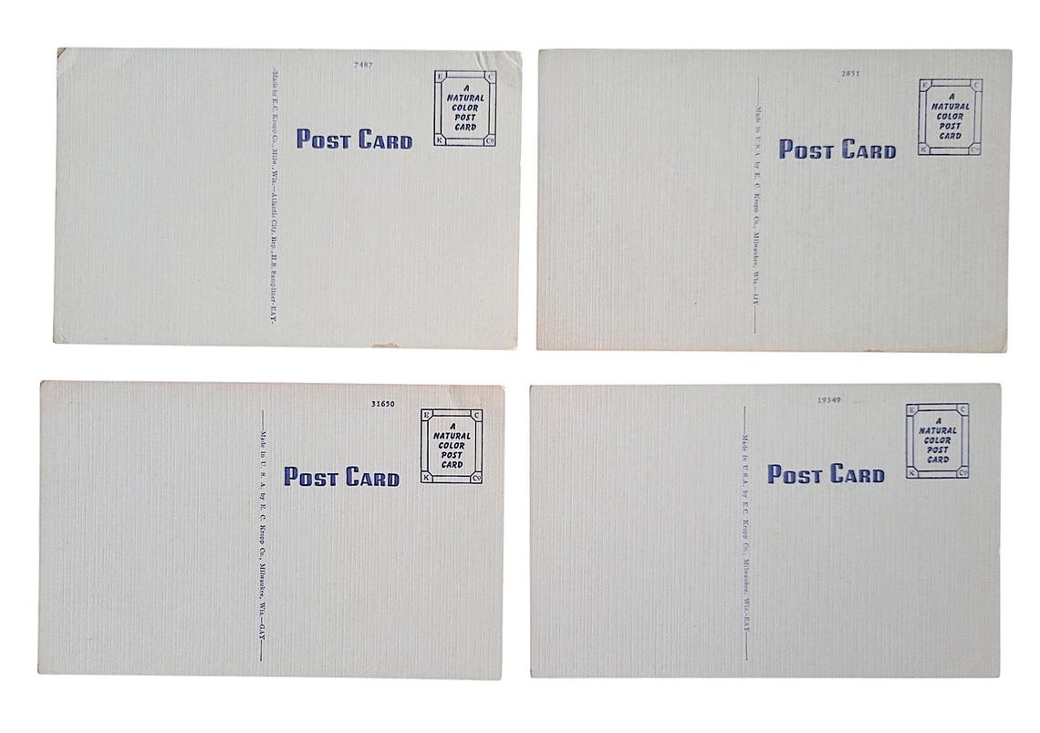 Vintage Humor Postcards, Mid Century Linen Finish (lot of 10) - Etsy