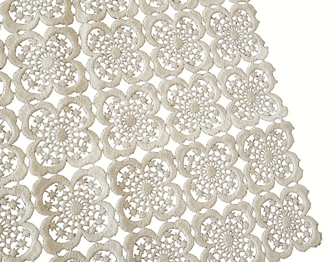 Cream White Small Square Lace Tablecloth Extra Large Doily 25 Inches by ...
