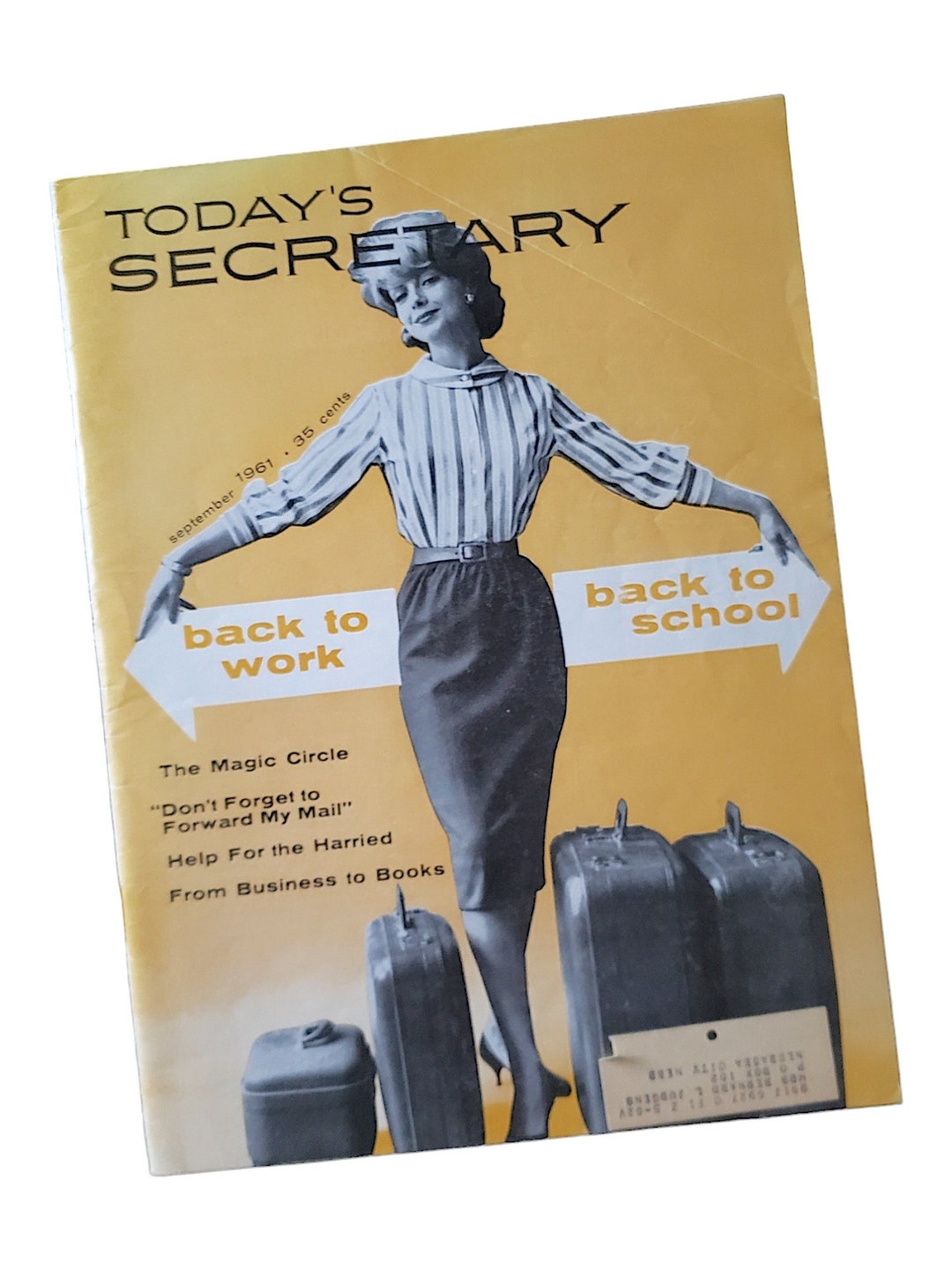 Today's Secretary Magazine September 1961 Midcentury Fashion Advice ...