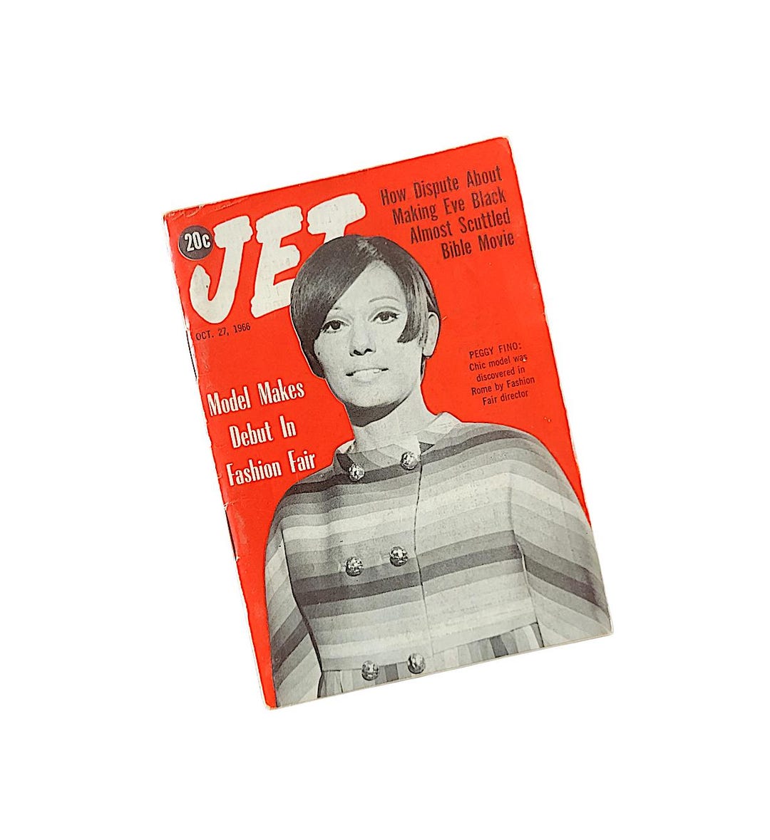 Jet Magazine With Peggy Fino on Cover October 27 1966 Issue - Etsy