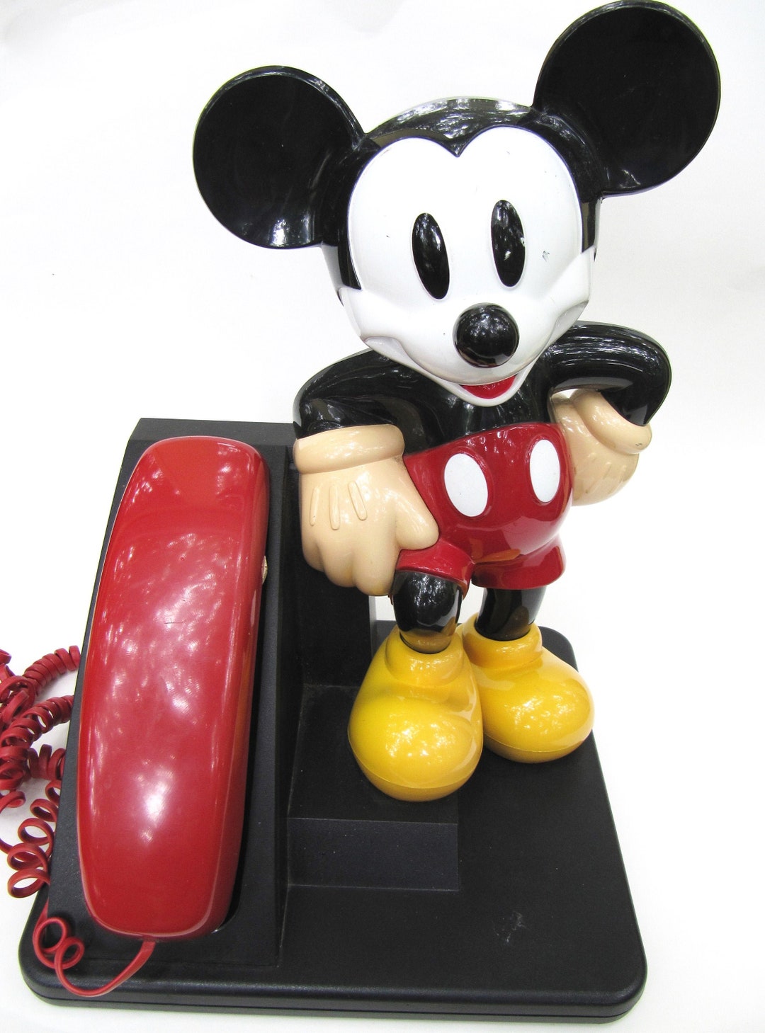 Mickey Mouse Telephone Disney 1990s Cartoon Character - Etsy
