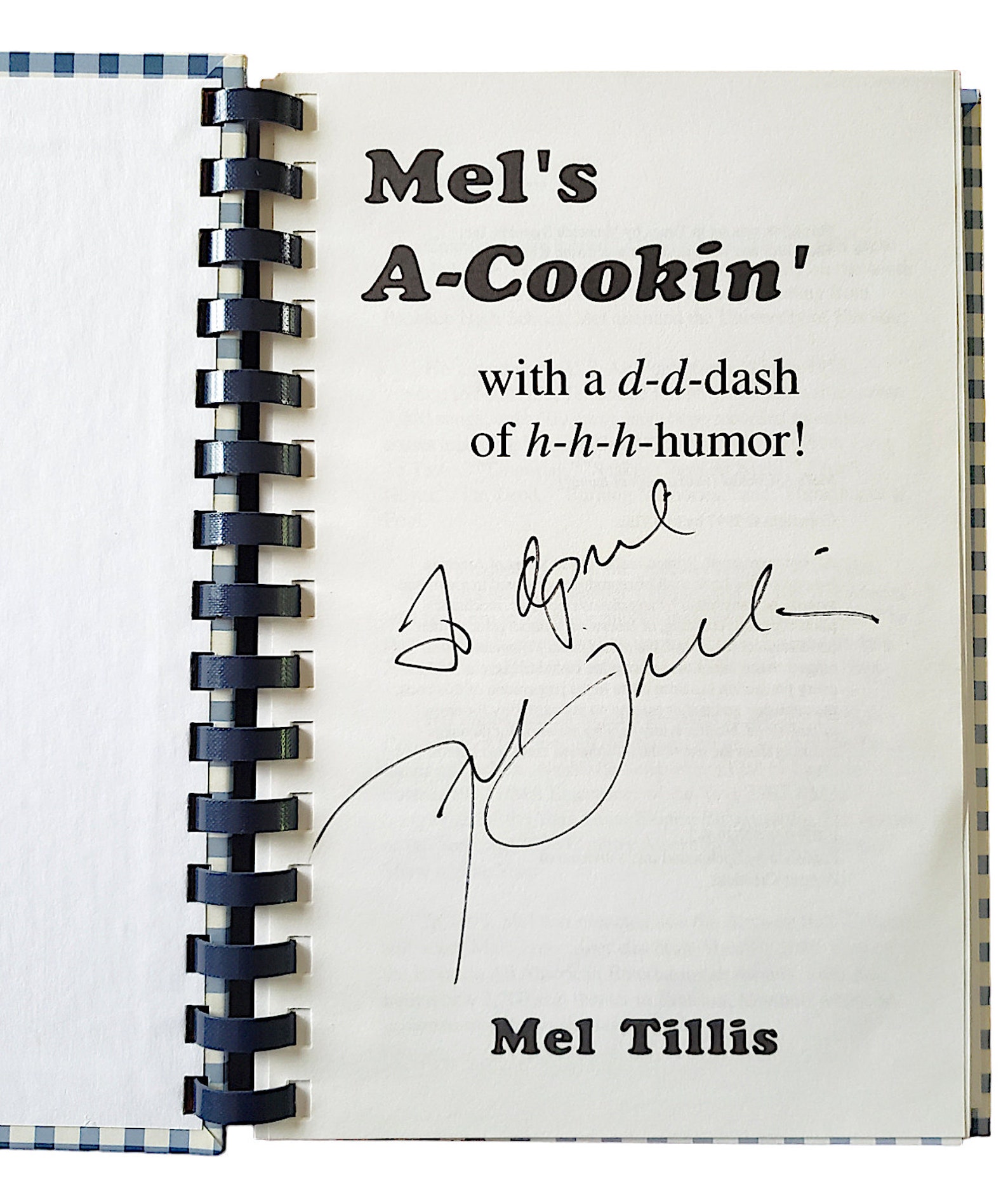 Mel's A-cookin' With a D-d-d-dash of H-h-h-humor Cookbook Recipes by ...