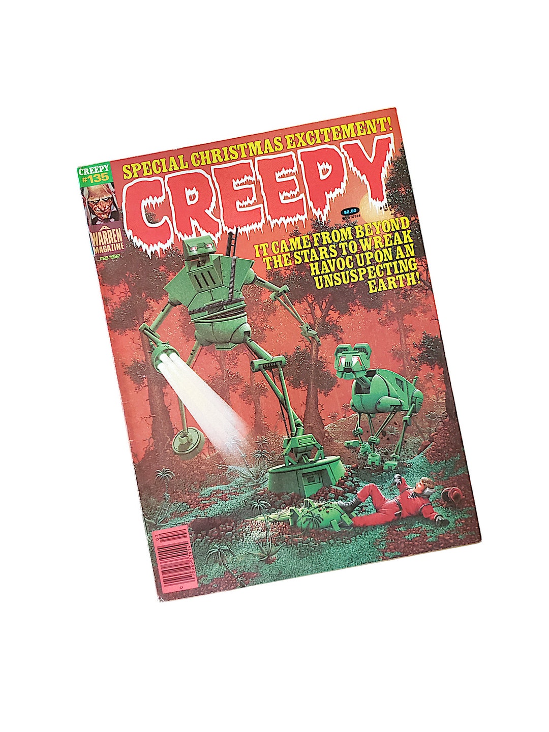 Creepy Magazine Number 135 February 1982 Vintage Comics Ads - Etsy