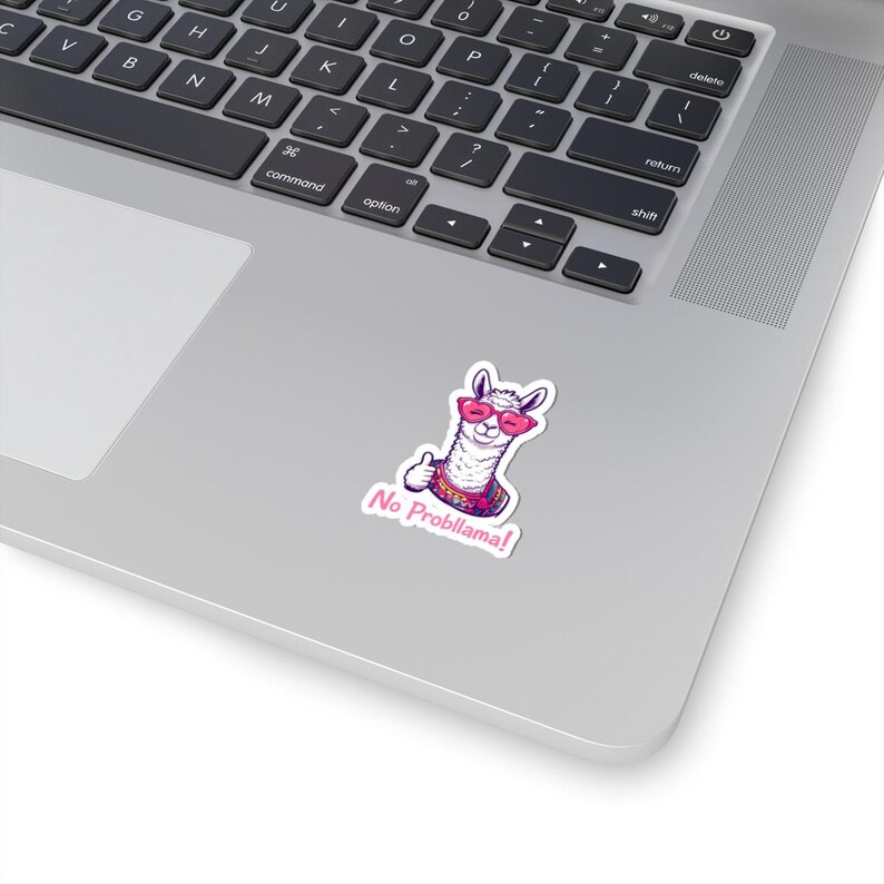 No Probllama Sticker: Funny Llama Laptop Decal - Etsy