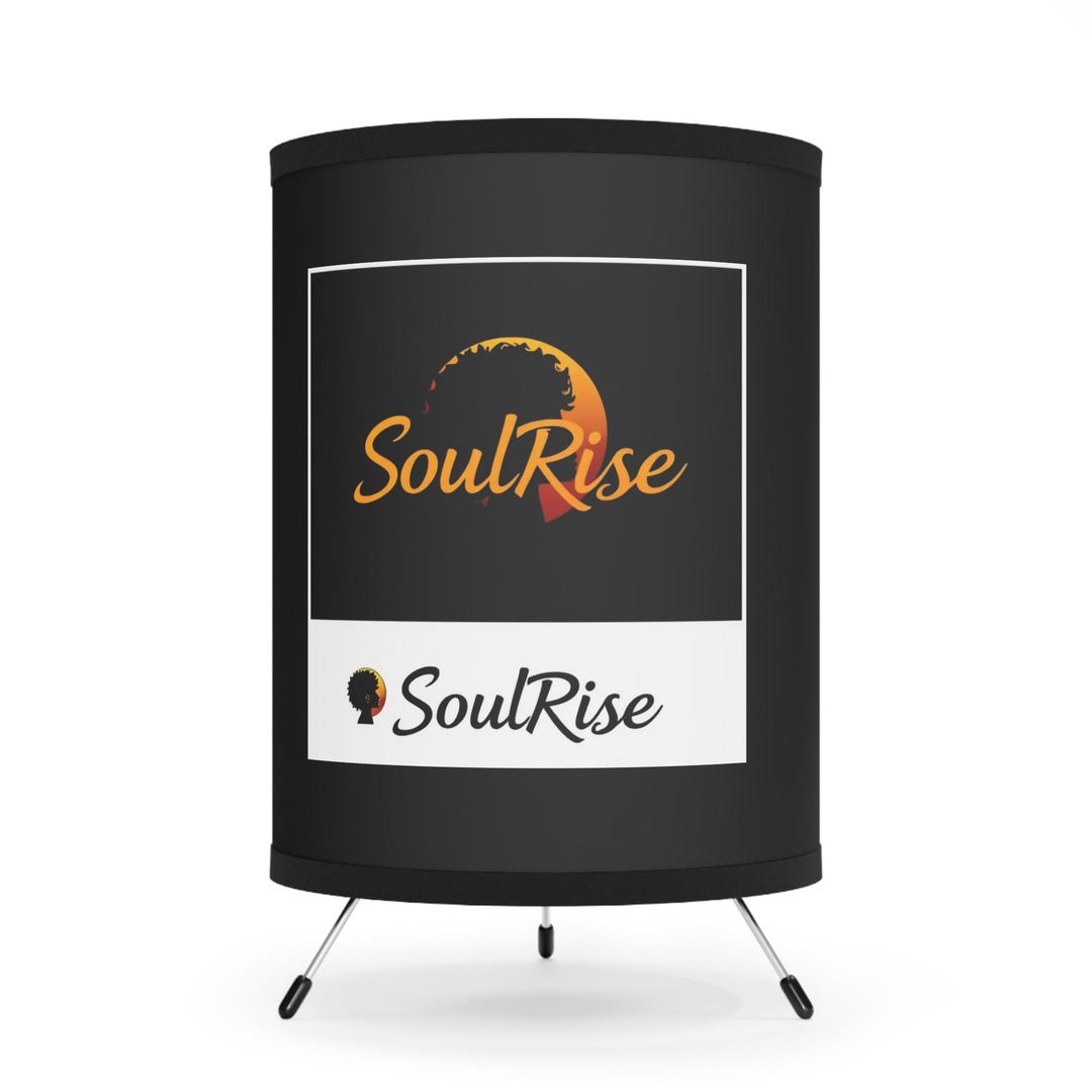 Soulrise Afrocentric Tripod Lamp With High Res Printed Shade - Etsy