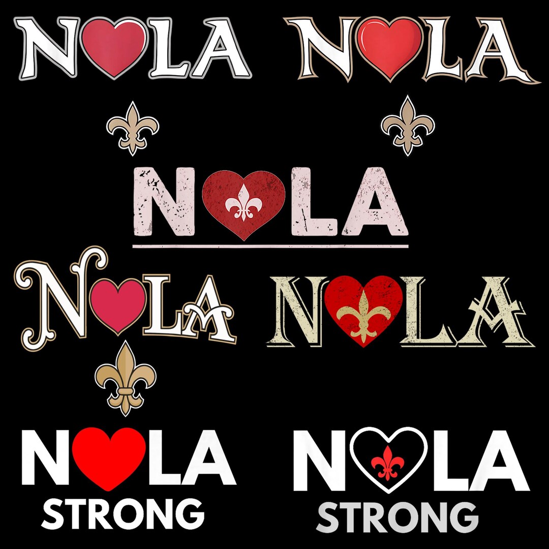 Nola Strong Png, New Orleans Mardi Gras Png, Louisiana Shirt Png, Fluer ...