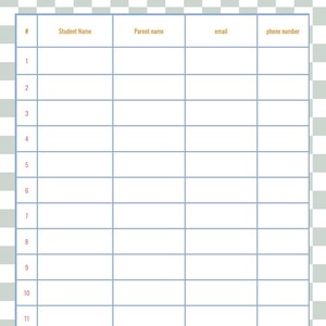 Checkered Theme Classroom Planner Set for Childcare Centers - Etsy