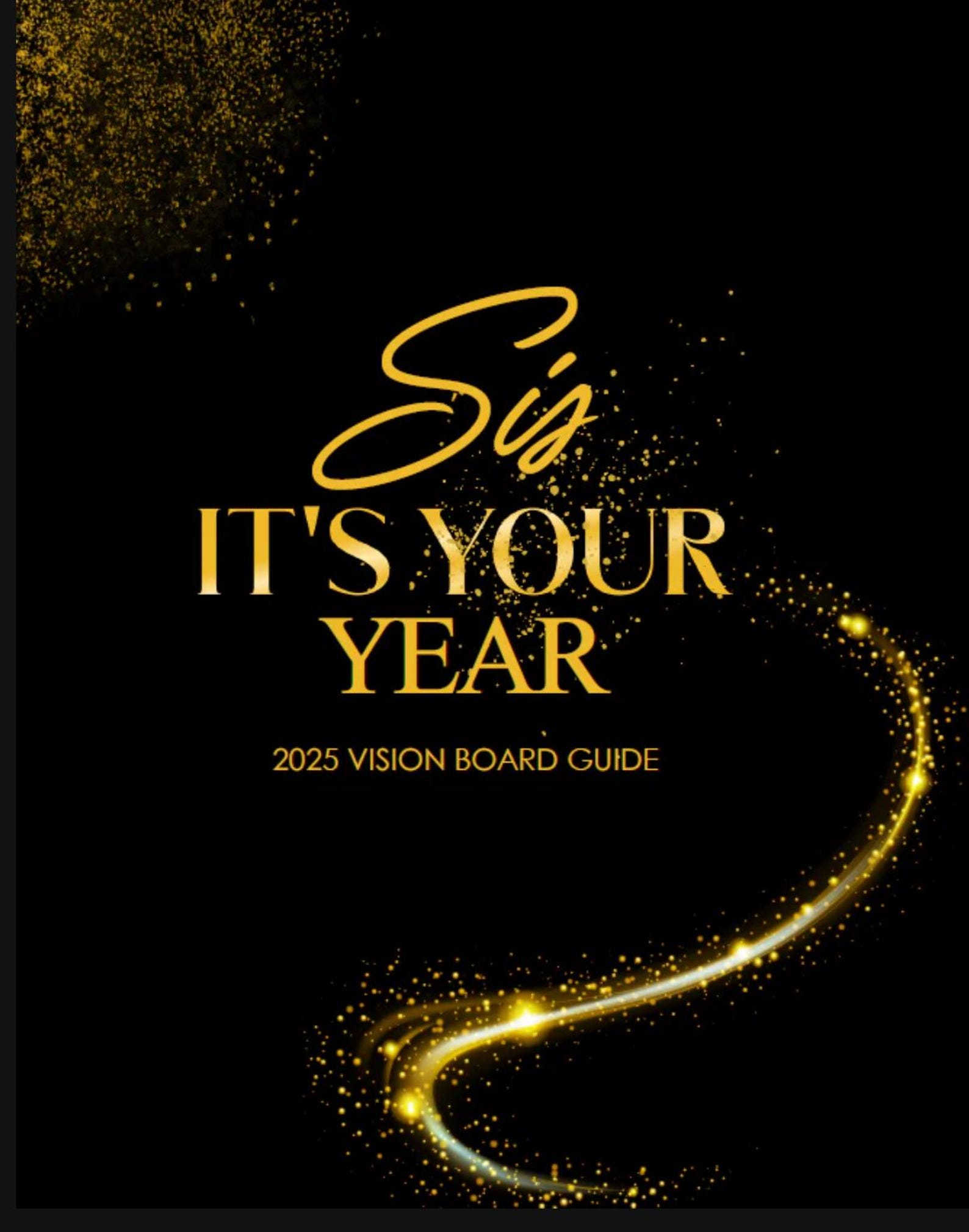 2025 Vision Board Guide - Etsy