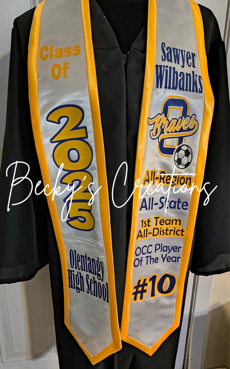 Graduation Stoles - Etsy