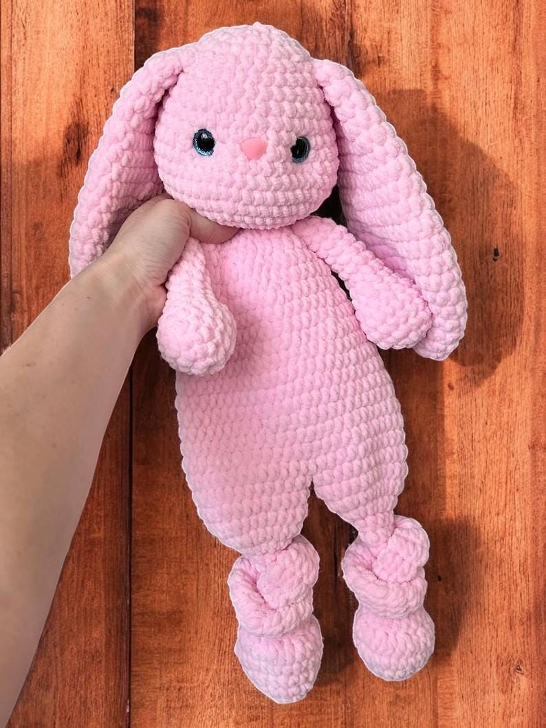 Crochet Bunny Snuggler Pattern, Bunny Amigurumi Tutorial PDF in English ...
