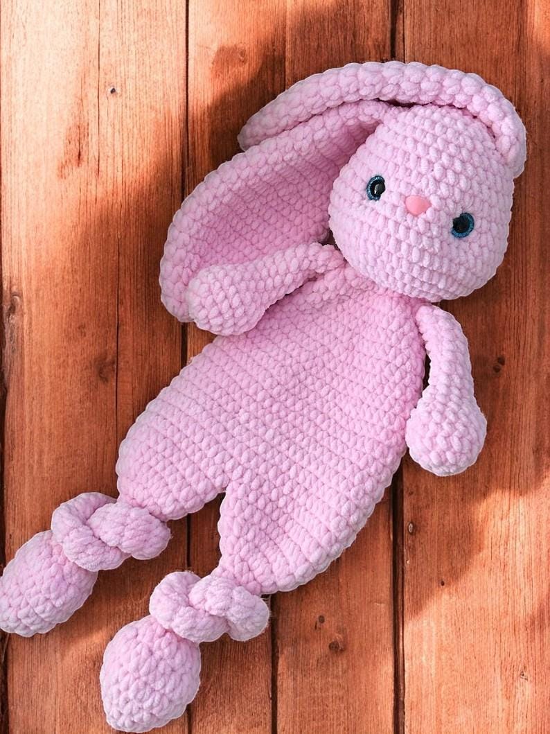 Crochet Bunny Snuggler Pattern, Bunny Amigurumi Tutorial PDF in English ...