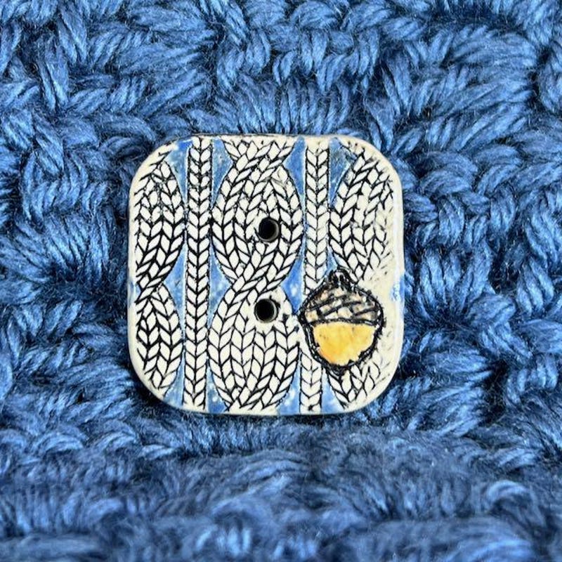 Acorn Button - Etsy