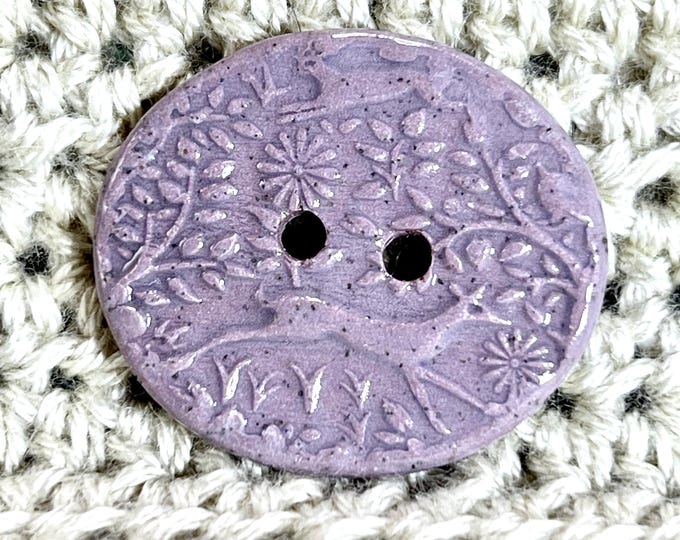 Handmade Ceramic Cottage Core Flower Buttons - Etsy