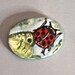 Ladybug in the Garden Oval Shaped Ceramic Buttons - Etsy